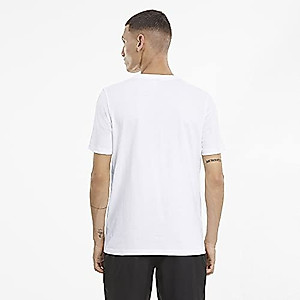 PUMA mens Puma Intl Tee TShirt, Puma White, XSmall US