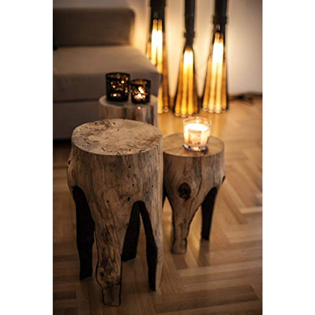 Reclaimed Wood Coffee Tables, Tree Stump Tables, Wooden Furniture, Small Rustic Living Room Tables, Farmhouse Decor