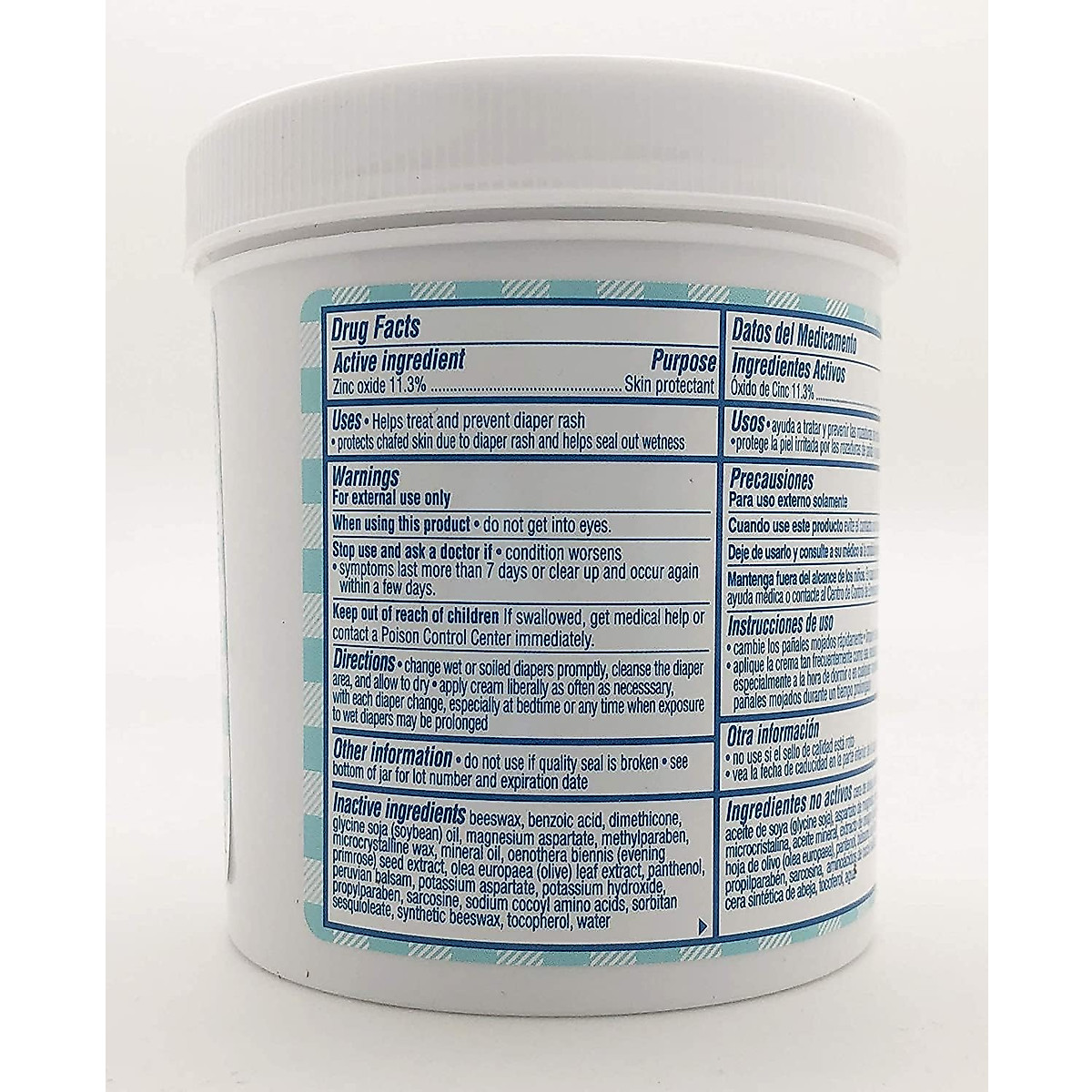 Balmex Diaper Rash Cream With Zinc Oxide 16 Oz (Pack Of 6)