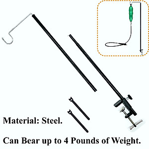 BATDIYOW Rotary Motor Stand Tool Flex Shaft Holder Motor Hanger with Table Clamp