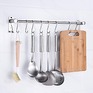 DEALSCHIC Over The Door Hooks, 4 Pack Shower Hooks Towel Hanger for Glass Door, Towel Hooks for Kitchen Bathroom Cabinets Cupboards, Stainless Steel Utility Hooks Fitting Wide and Thin Doors (White)