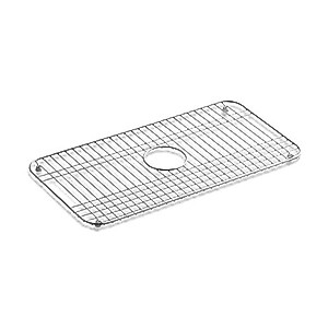 Upgraded QRInnovations K-6517-ST Basin Stainless Steel Rack Compatible with Bakersfield Sink