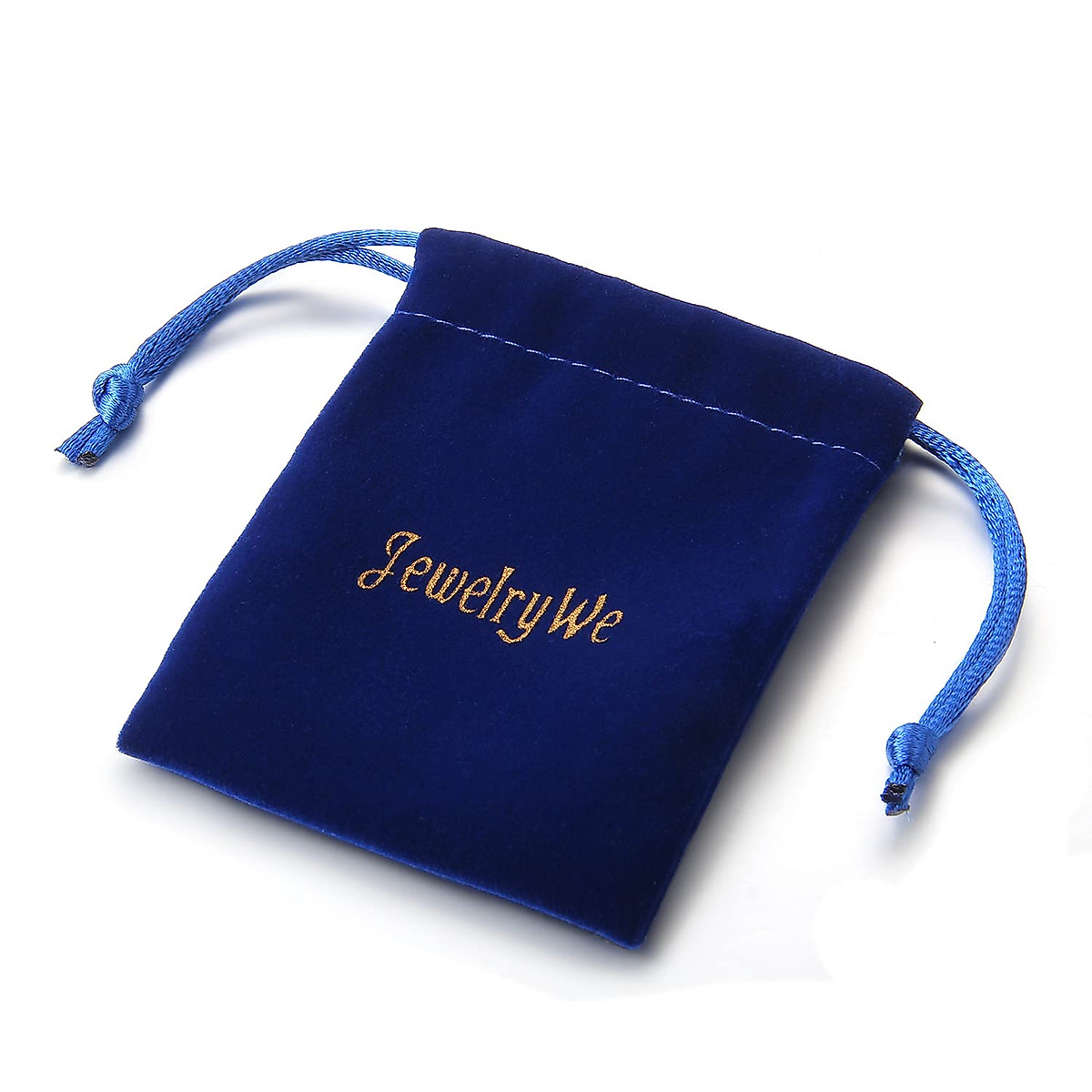 JewelryWe Women's Ultra Thin Easy Reader Watch with Elastic Strap, Golden/Silver Watch