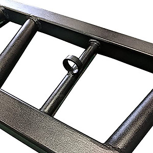 Titan Fitness Multi-Grip Cable Machine Attachment, LAT Pull Down Accessory, 30mm Knurled Grips, Three Neutral Grip Handle Placement