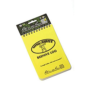 Little Giant Beehive Log Beekeepers Tracking Journal (Item No. BEELOG)