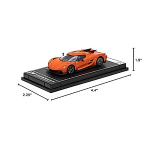 PosterCars 1:64 Scale Koenigsegg Jesko Absolut Sweet Madarin Hypercar League Collection No.5