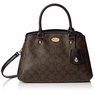 Coach Margo Carryall and Crossbody handbag (Brown Black)