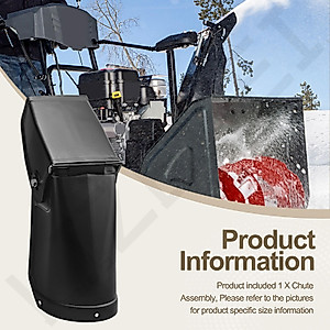 762222MA Chute Assembly for Murray/Craftsman Snow Throwers Models 536884561, C950-52005-0, 536884320, 536884562, Replacment 762222, 325864, 325847, 76221Ma, 76221, 325847Ma, 585414, 307672