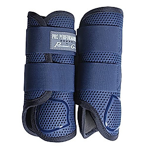 Professional's Choice Pro Performance Elite XC Boots | Front Pair | Navy | Medium