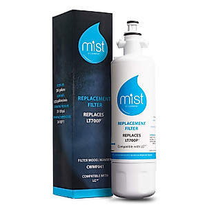 Mist LT700P Water Filter Replacement for LG ADQ36006101, Refrigerator Water Filter compatible with ADQ36006102, Kenmore Elite 9690, 46-9690, 469690, RFC 1200A, FML-3, LFX31925ST (1 Pack)