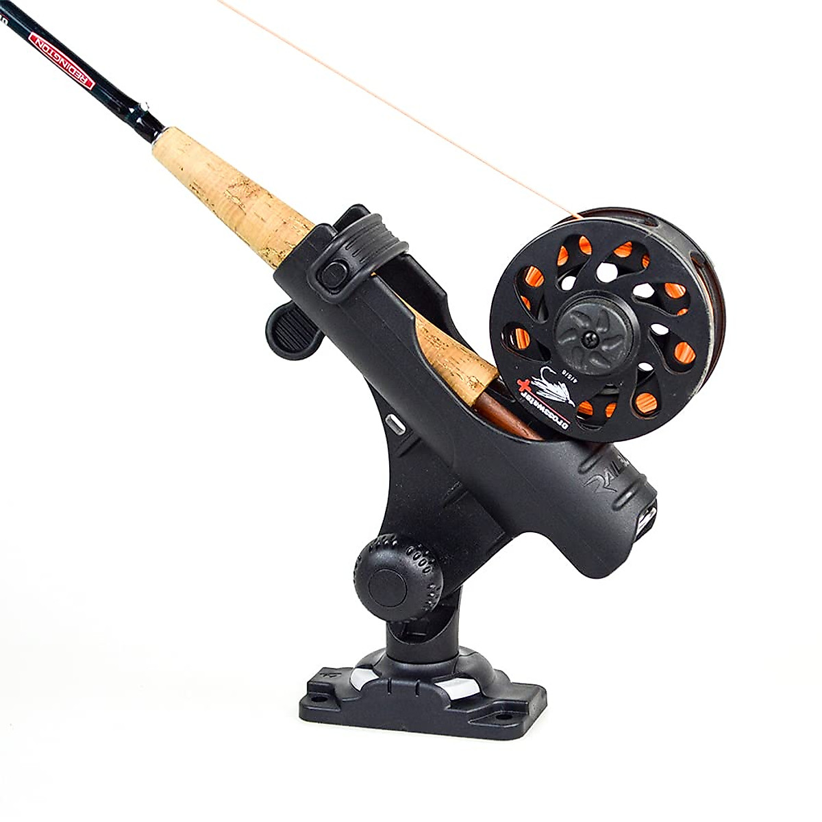 RAILBLAZA Kayak/Boat/Canoe/SUP Fishing Rod Holder R Kit with StarPort HD Mount Base HD Starport Base Included Works with Multiple RAILBLAZA Accessories