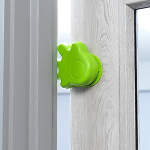 Happy Hands Anti Slam Child Door Safety Finger Trap Stoppers - 2 Pack … (Blue)