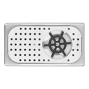 Stainless Steel Cup Washer High Pressure G1/2 in Embedded Glass Washer for Hotels, Cafes and Private Households