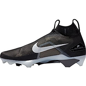 Nike Alpha Menace Elite 3 CT6648-001 Black-White Men's Football Cleats 8 US