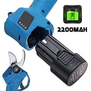 Professional Electric Pruning Shears Electric Pruning Scissors Pruning Shears 500W 16.8V Rechargeable Garden Pruner Secateur Branch Cutter Cutting Tool