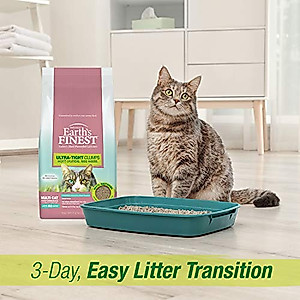 Four Paws Earth’s FINEST® Cat Litter, Premium Clumping, Lightweight, Absorbent Formula 7.2 Pounds
