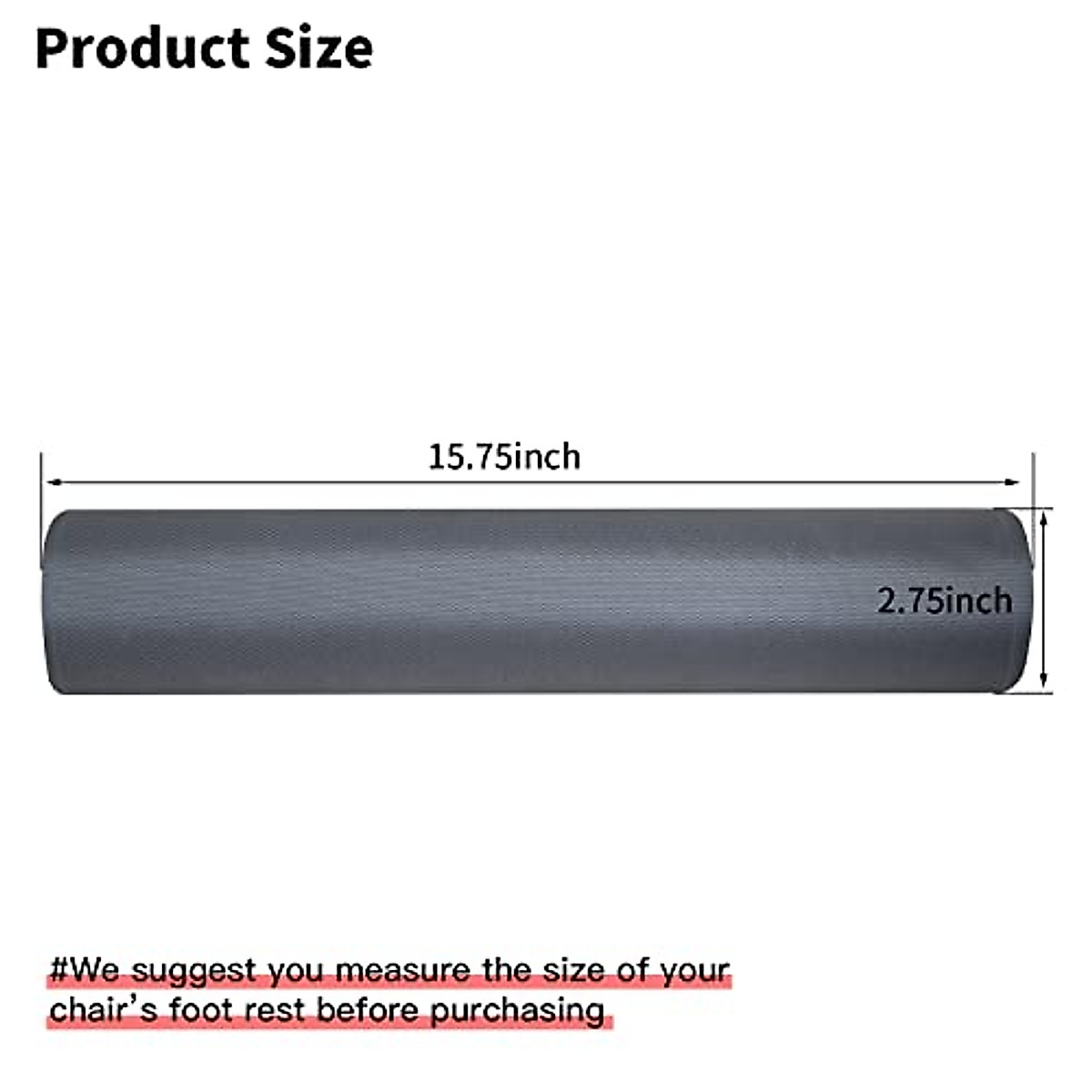 YUJHON Zero Gravity Chair Cushion for Foot Rest Foldable and Soft Chair Footrest Pads Relieve Your Feet and Legs Suitable for Outdoor and Lawn Loungers,Reclining Patio Lounge Chairs（Grey）