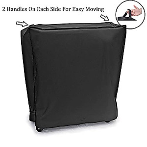 Cooler Cart Cover 420D Oxford Fabric Waterproof Patio Ice Chest Protective Covers with UV Coating