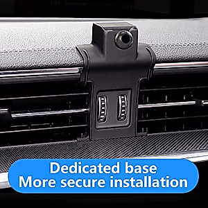 musttrue LUNQIN Car Phone Holder for 2019-2023 Audi A6 A7 S6 S7 RS6 RS7 Allroad Auto Accessories Navigation Bracket Interior Decoration Mobile Cell Mirror Phone Mount