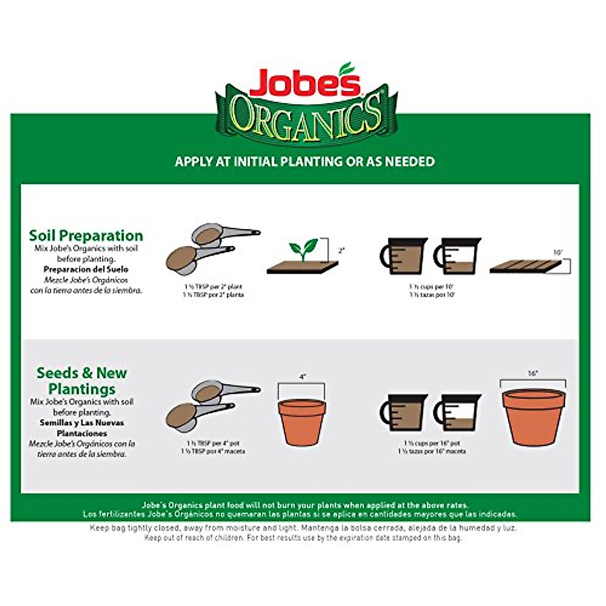 Jobe's 9726 Granular Plant Food Fast Start, 4 lbs