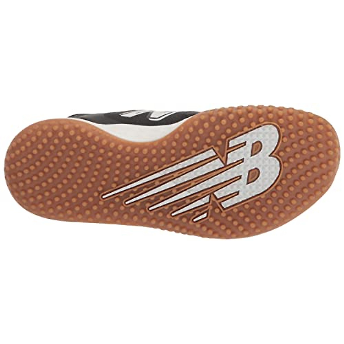 New Balance Men's Fresh Foam 3000 V6 Turf-Trainer Baseball Shoe, Black/White/Gum, 10.5