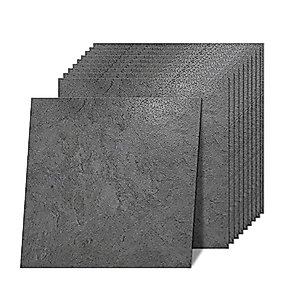 Norine Peel and Stick Floor Tile 12 x 12 Inch Self Adhesive Marble Vinyl Flooring Tile Waterproof Removable Sticker Tiles for Bedroom Bathroom Kitchen, 10 Pack