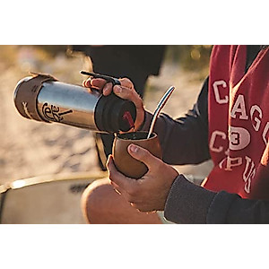 Cebala Yerba Mate Straw - Premium Alpaca Bombilla (for yerba mate cup) - nickel silver straw - Handmade in Uruguay