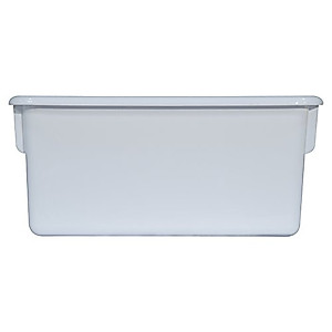 Wood Designs Kids White Rectangular Storage Tray