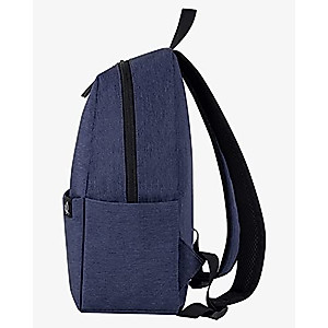 WATERFLY Mini Basic Lightweight Backpack: Simple Solid Color Lightweight Casual Everyday Backpack Small Basic Ultralight Travel Daypack For Woman Man Adult