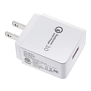 Quick Charge 3.0 Fast Wall Charger for Samsung Galaxy J7 Pro/Sky Pro/Perx,J7 V/J7 Star/Crown/Prime/Eclipse/Refine,J7 Luna/Neo/Max,S6/S6 Plus/S7 Edge /S7 /S4/S3/Note 4/5/Note Edge,5FT Micro Cord