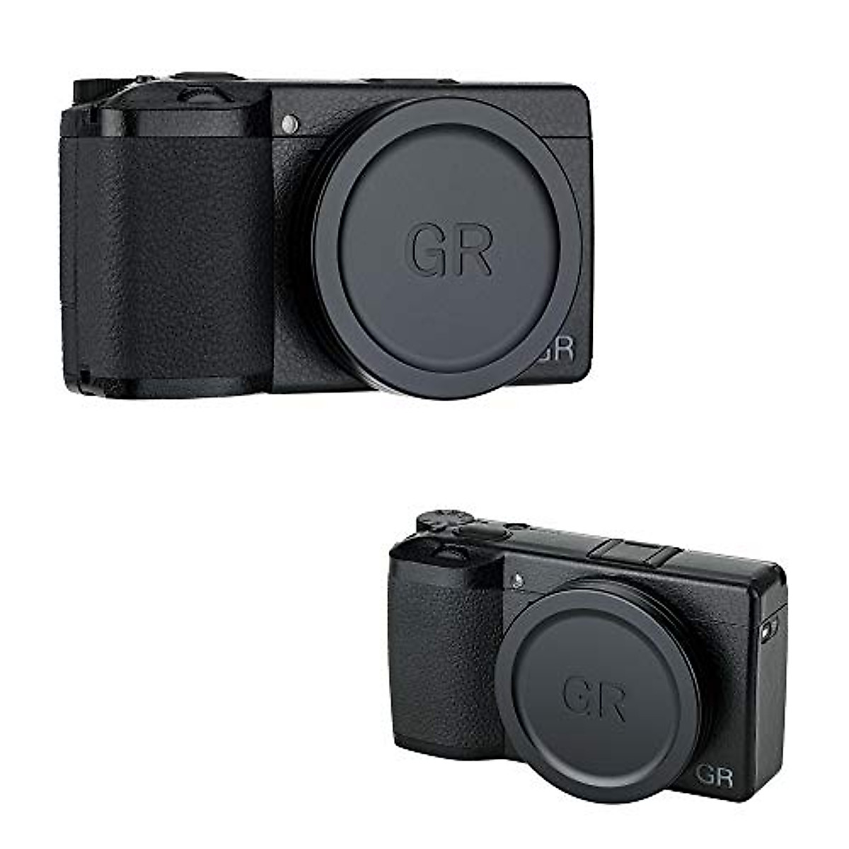JJC Aluminum Lens Cap Cover Protector for Ricoh GR IIIx GRIIIx GR III GRIII GR II GRII with Soft EVA Interior -Black