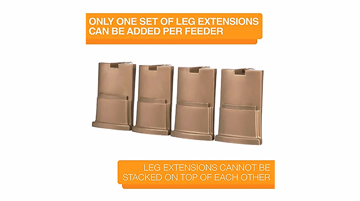 Neater Feeder Deluxe Leg Extensions - 4 Pack for Large Dogs