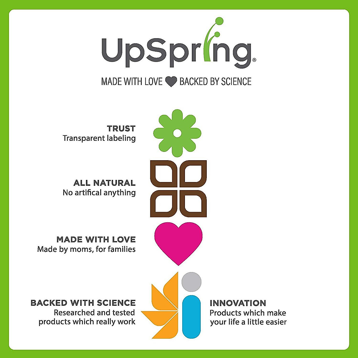 Upspring Baby Walking Wings Learn to Walk Assistant, Gray, Handheld Baby Walker Harness for Babies and Toddlers