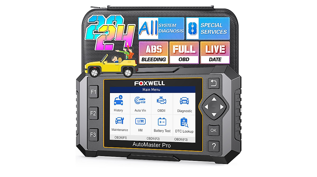 FOXWELL Car Scanner NT624 Elite | All System OBD2 Tool