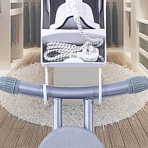 Iron Board Wall Mount, Wall Mount Ironing Boards, Iron Holder Wall Mounted Heat Resistant Widened Electric Iron Organizer with Hooks for Closet Hotel White