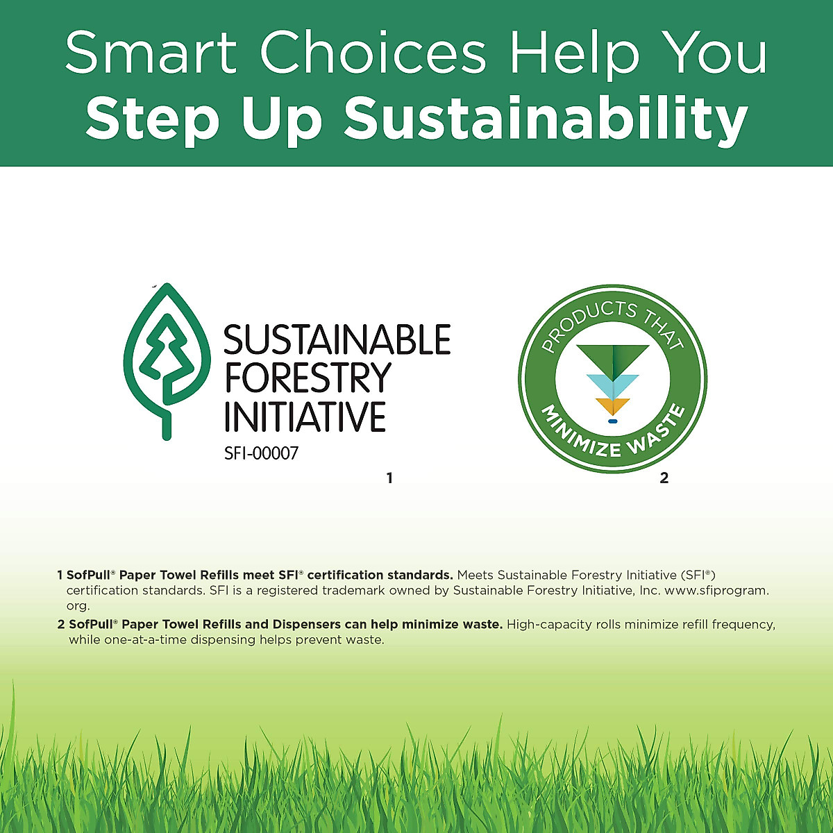 SofPull Regular Centerpull Premium Paper Towel by GP PRO (Georgia-Pacific), White, 28124, 324 Sheets Per Roll, 6 Rolls Per Case