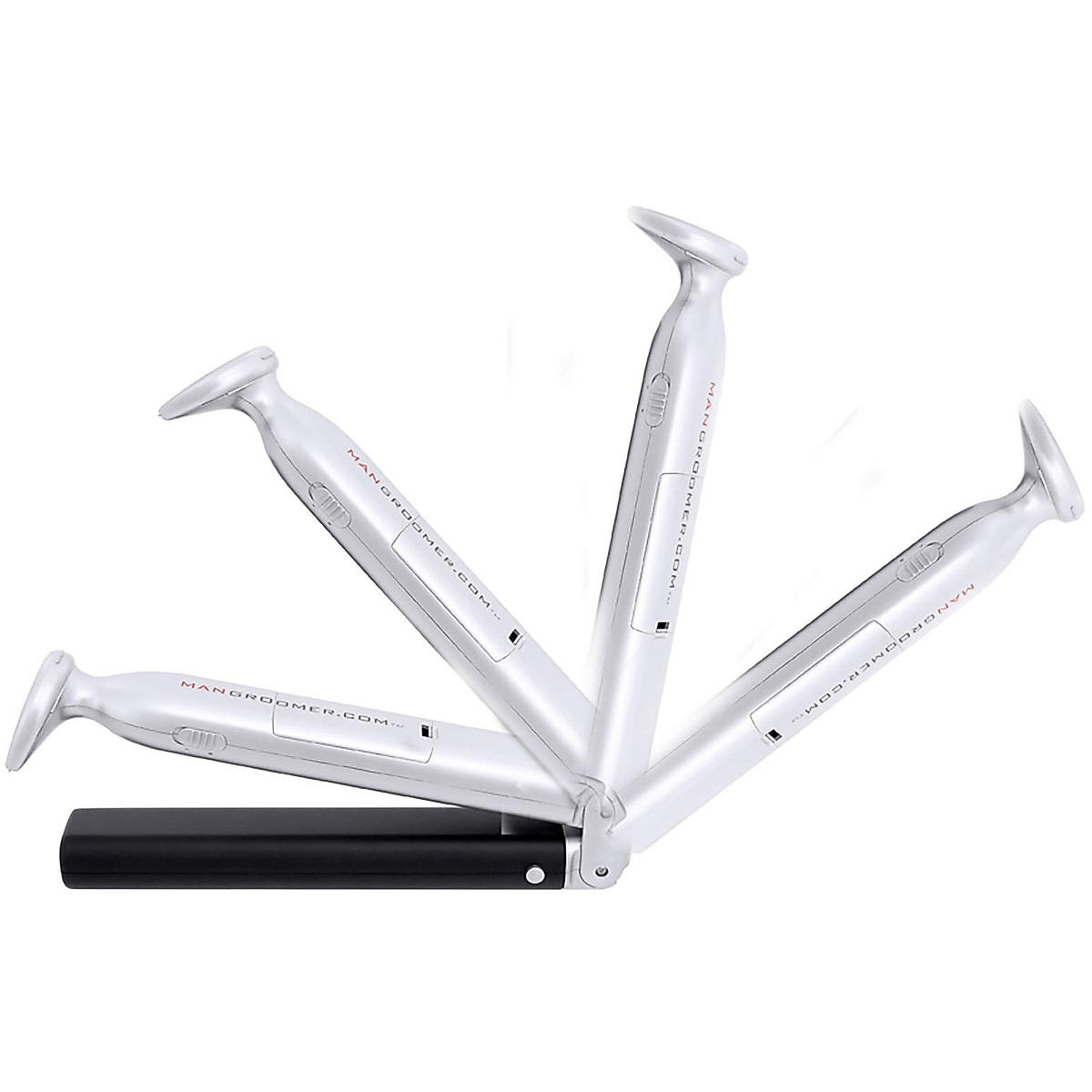 The Super Stud 2 Product Back and Nose Grooming Bundle by MANGROOMER – Bundle Includes The Essential Back Hair Shaver and Professional Nose and Ear Hair Trimmer