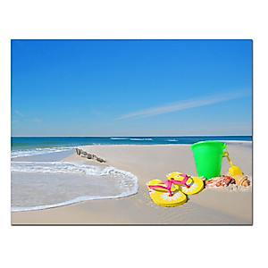 Small World Greetings Beach Note Cards 24 Count - Blank Inside with Envelopes - A2 Size (5.5" x 4.25") - Perfect All Occasion Beach Stationery for Thank You, Birthday, and More