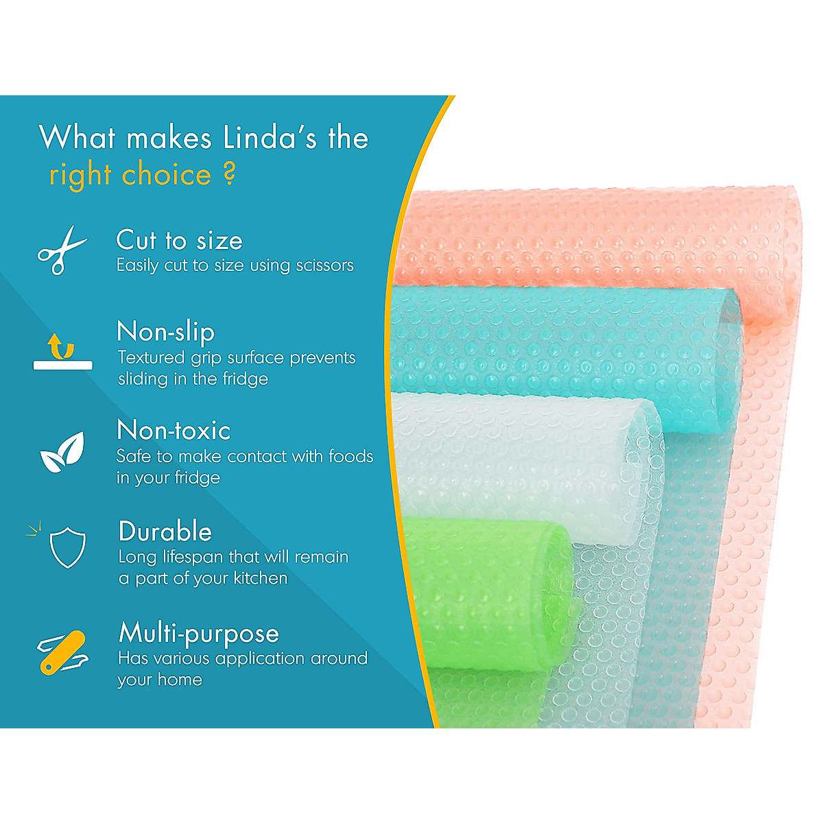 2 Pack Oven Liners and 8 Pack Refrigerator Liners Sheet Bundle - Say Goodbye to Messy Spills and Stains BPA & PFOA Free Kitchen Accessories