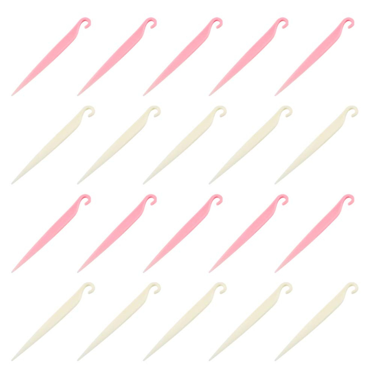 Plastic Spatulas Knife 20pcs Cake Stripping Knife Demolding Cutter Plastic Baking Tools Cake Scrapers Butter Cream Spreader Bakeware Fondant Decoration Bread Stripping Knives