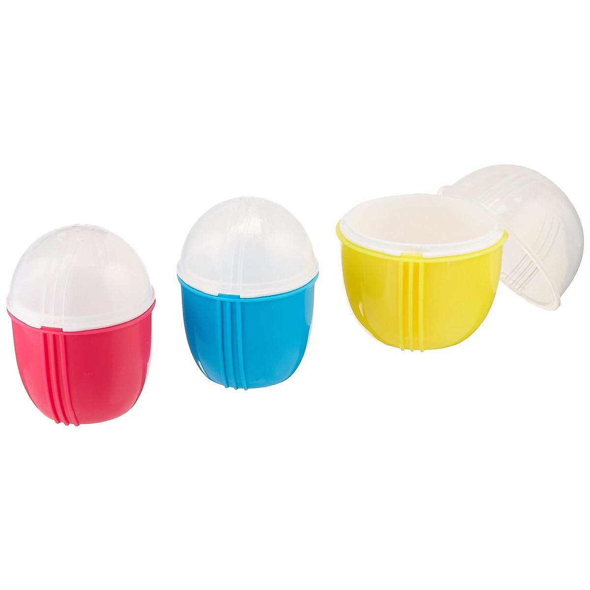 Zap Chef Microwave Egg Cooker Set, BPA-Free, 2 Small and 1 Large