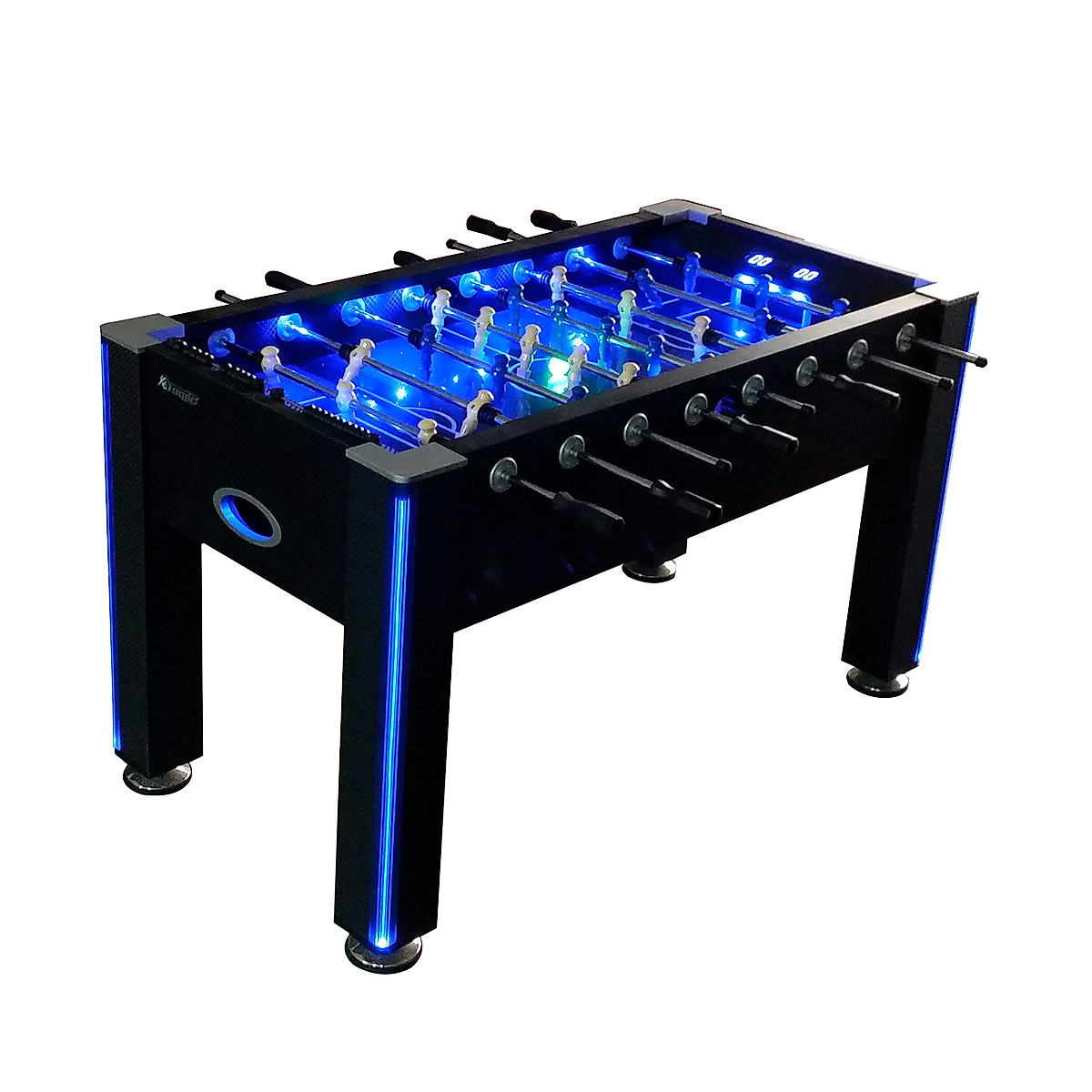 Atomic Azure LED Light Up Foosball Table, 55"
