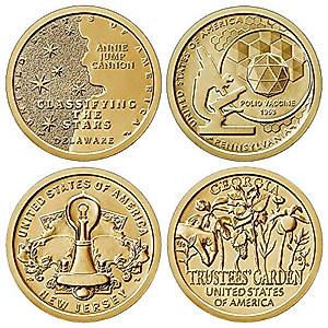 2019 D American Innovation 4 Coin Set 1 Dollar Coins Denver Mint Uncirculated