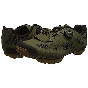 Giro Rincon Men Clipless Mountain Bike Shoes - Olive/Gum (2021), 43