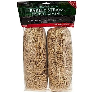 Summit 130 Clear-water Barley Straw Bales, 2-Pack
