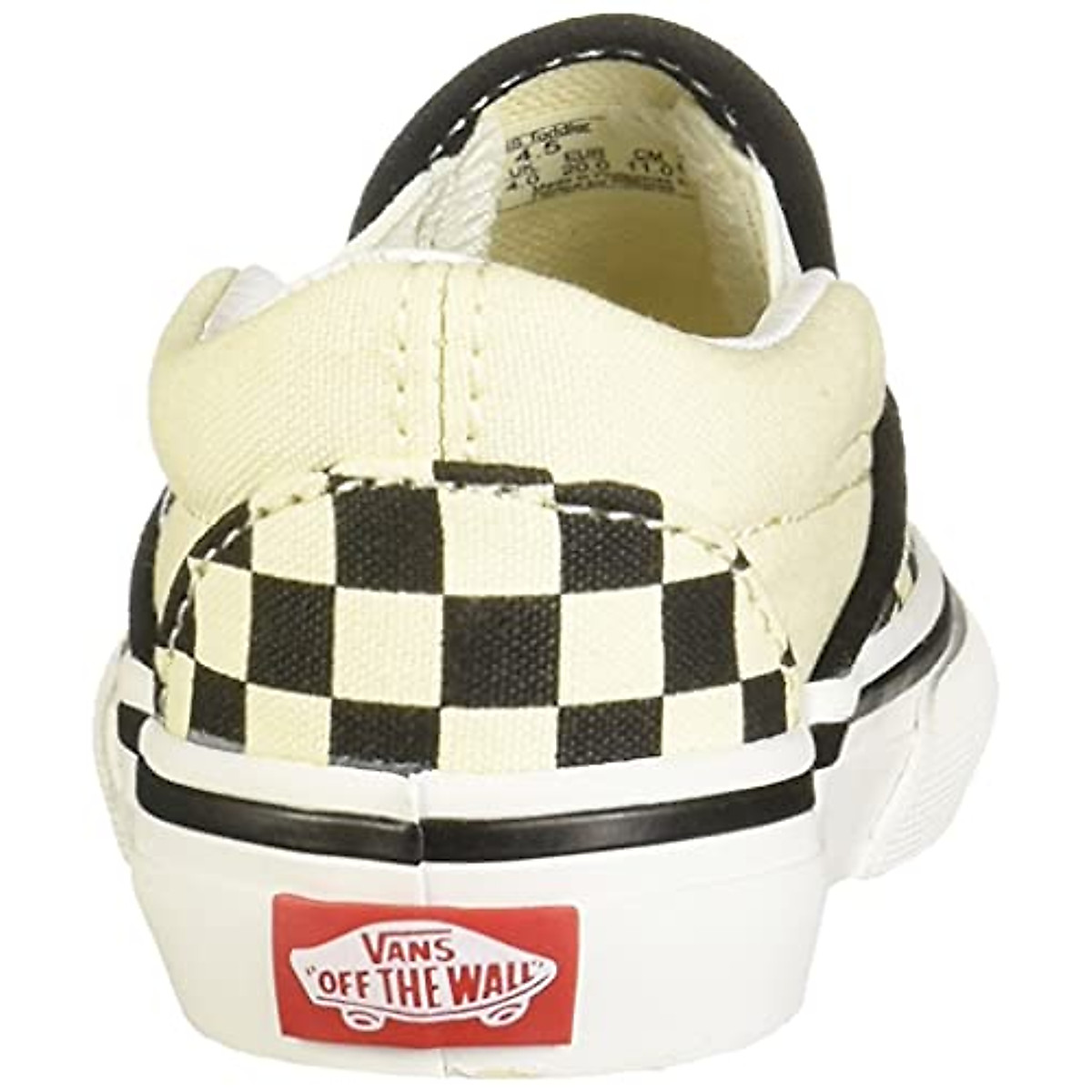 Vans Boys' Classic Slip-On (Toddler) - Black/White Checkerboard - 6 Toddler