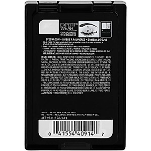 Maybelline New York Expert Wear Eyeshadow Quads, Charcoal Smokes, 0.17 oz.