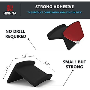 Adhesive Hat Hooks for Wall - Hat Racks for Baseball Caps - Hat Organizer for Baseball Caps - Minimalist Hat Rack Design, No Drilling, Strong Hold Hat Hangers (12 Pcs - Black & White)