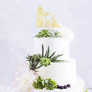 Spider-Man Wedding Cake Topper, Superhero Silhouette, Mr & Mrs Wedding Cake Decors, Bride and Groom Party Decorations, Gold Glitter