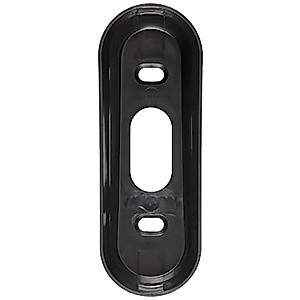 AirTech Home Automation Vertical Wedge and Base Bracket Replacement for Google Nest Hello Video Doorbell with10-Degree Downward View Compatible with Wired (Black)
